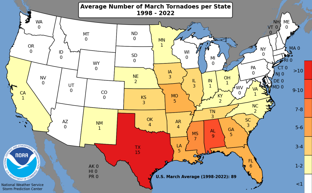 What States Are Tornado Alley - Tornado Chaser