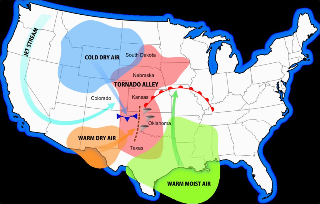 Where Is Tornado Alley In Texas - Tornado Chaser